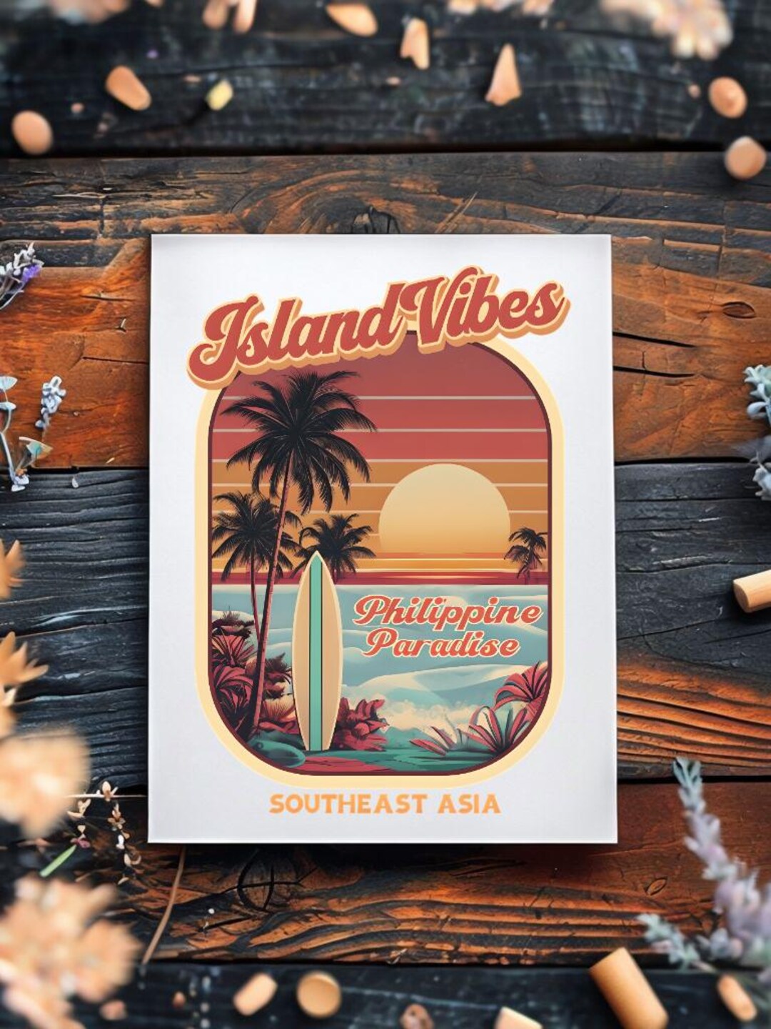 Island Vibes Philippines Poster - Etsy