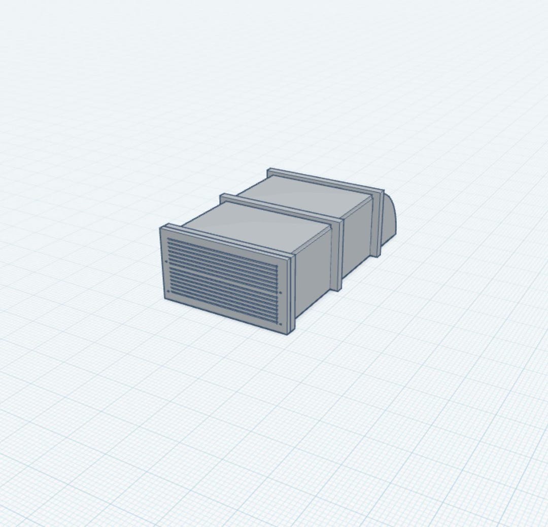 1:12 Scale Small HVAC Duct and Vent Set - Etsy