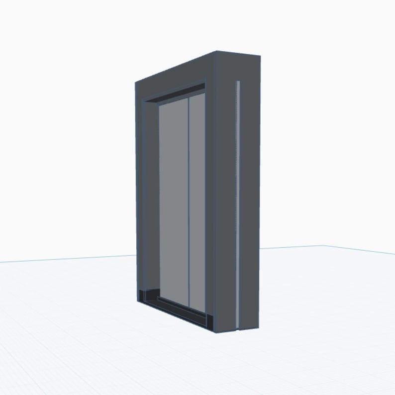 1:12 Scale Double Door Elevator Frame & Doors - Etsy