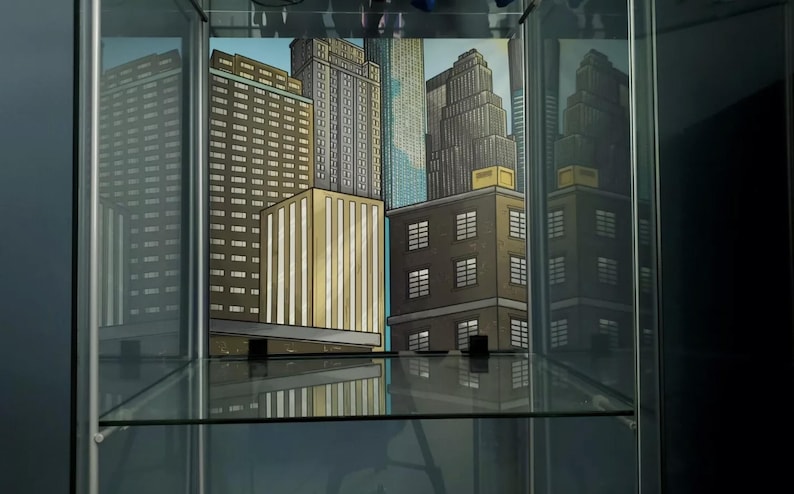 IKEA Detolf "city Rooftop" Action Figure Diorama Background - Etsy