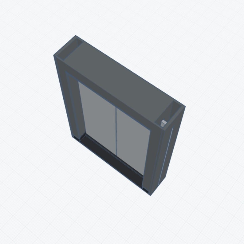 1:12 Scale Double Door Elevator Frame & Doors - Etsy