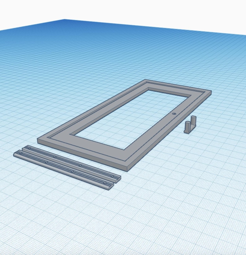 1:12 Scale Door With Hinge .stl Files - Etsy