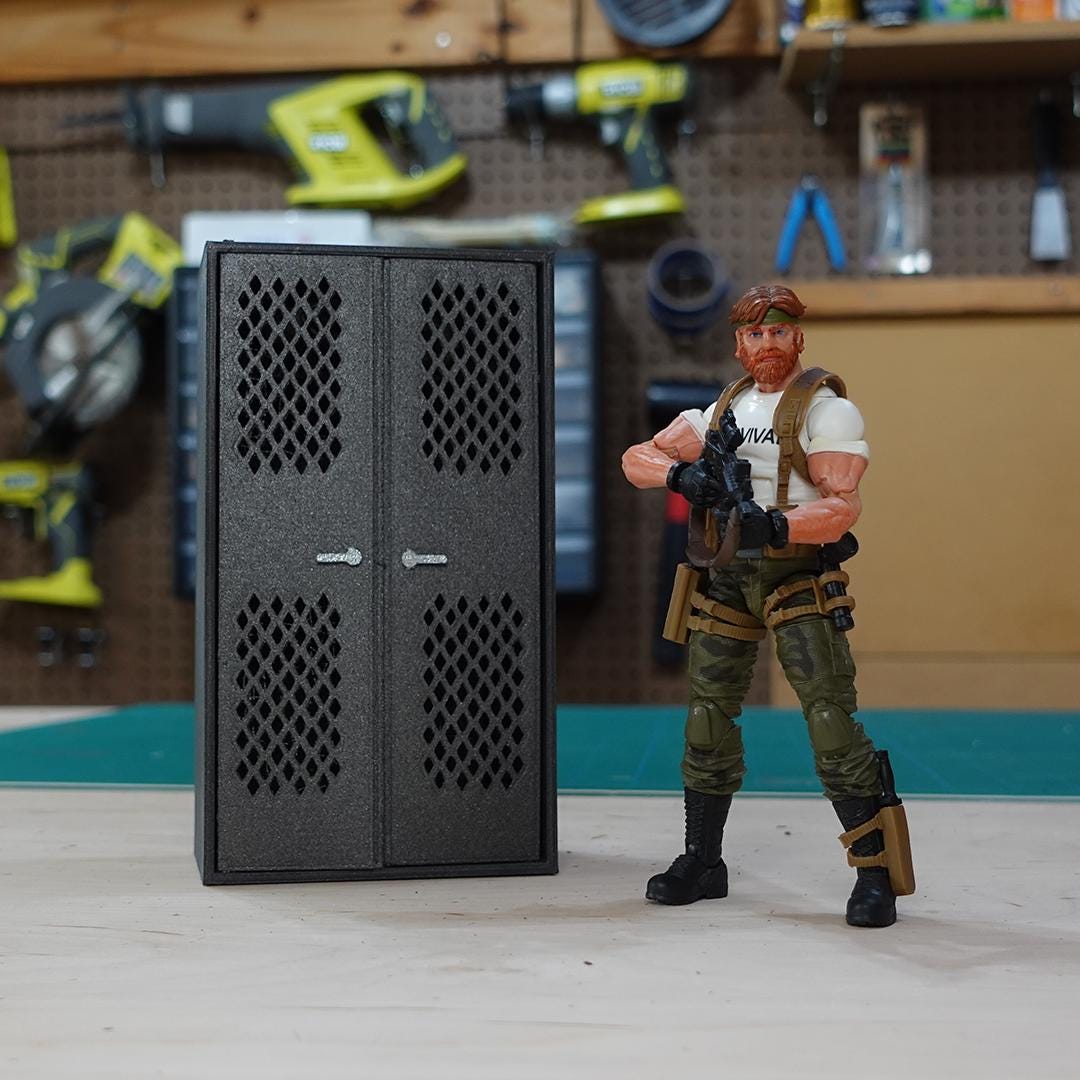 1:12 Scale Double Door Armory Cabinet for G.I. Joe Classified Series - Etsy