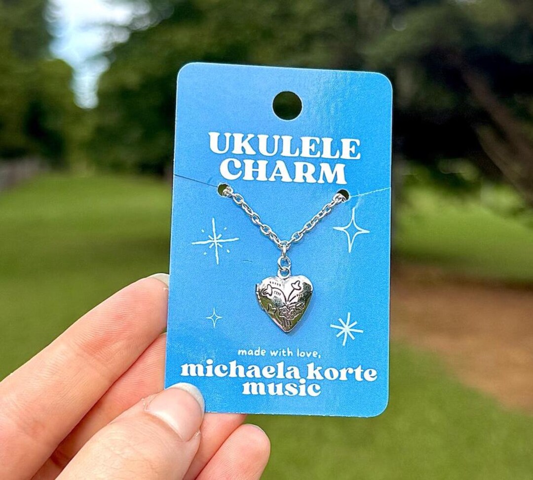 Heart Locket Ukulele Charm - Etsy