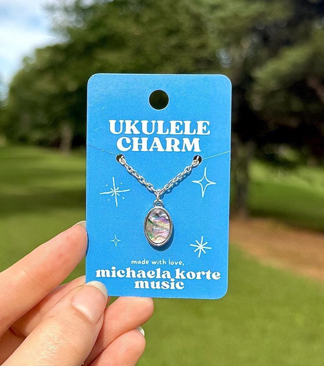 Abalone Oval Ukulele Charm - Etsy