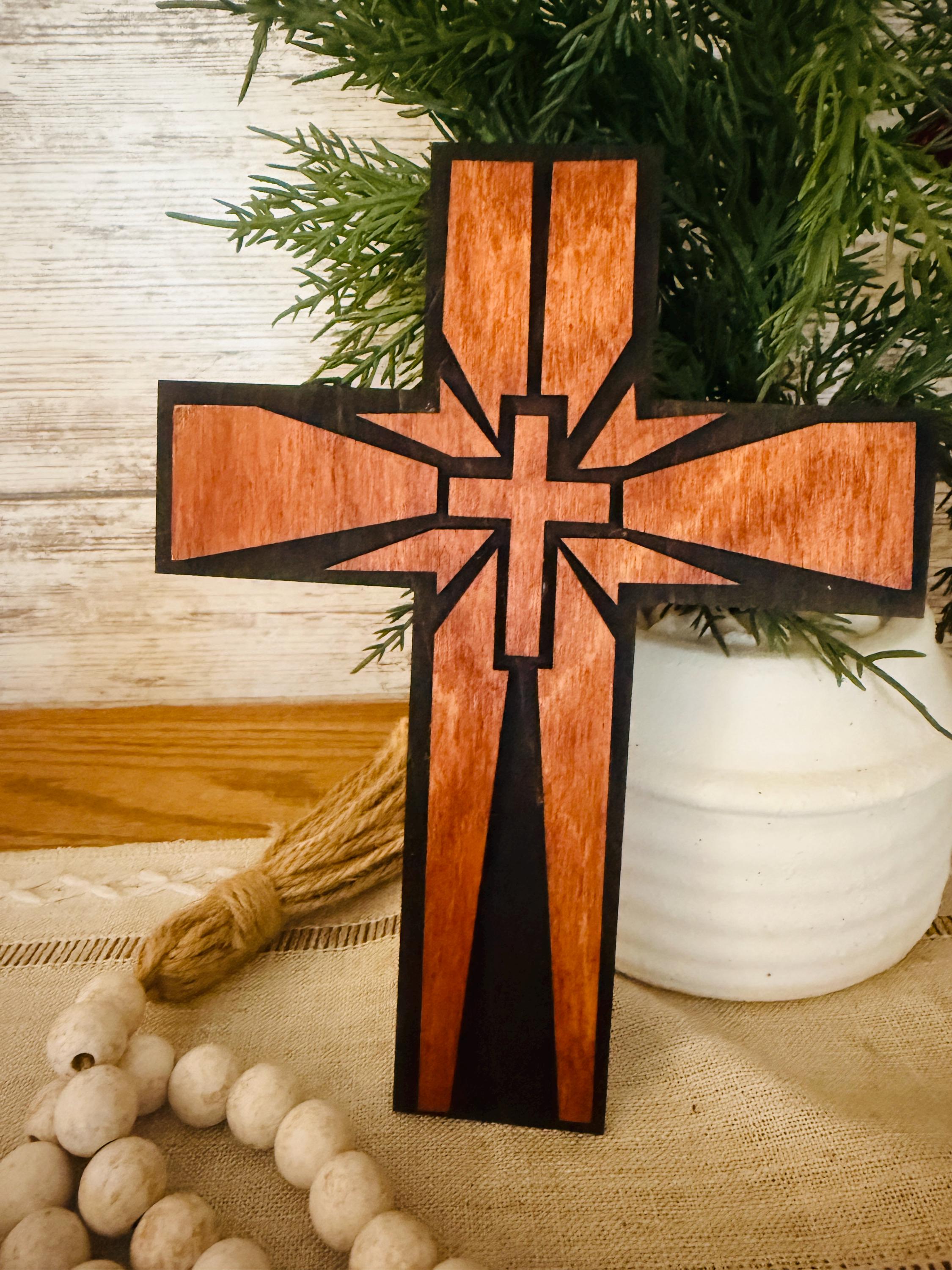 Layered Wood Cross Custom Made, Personalized Engraving Available ...
