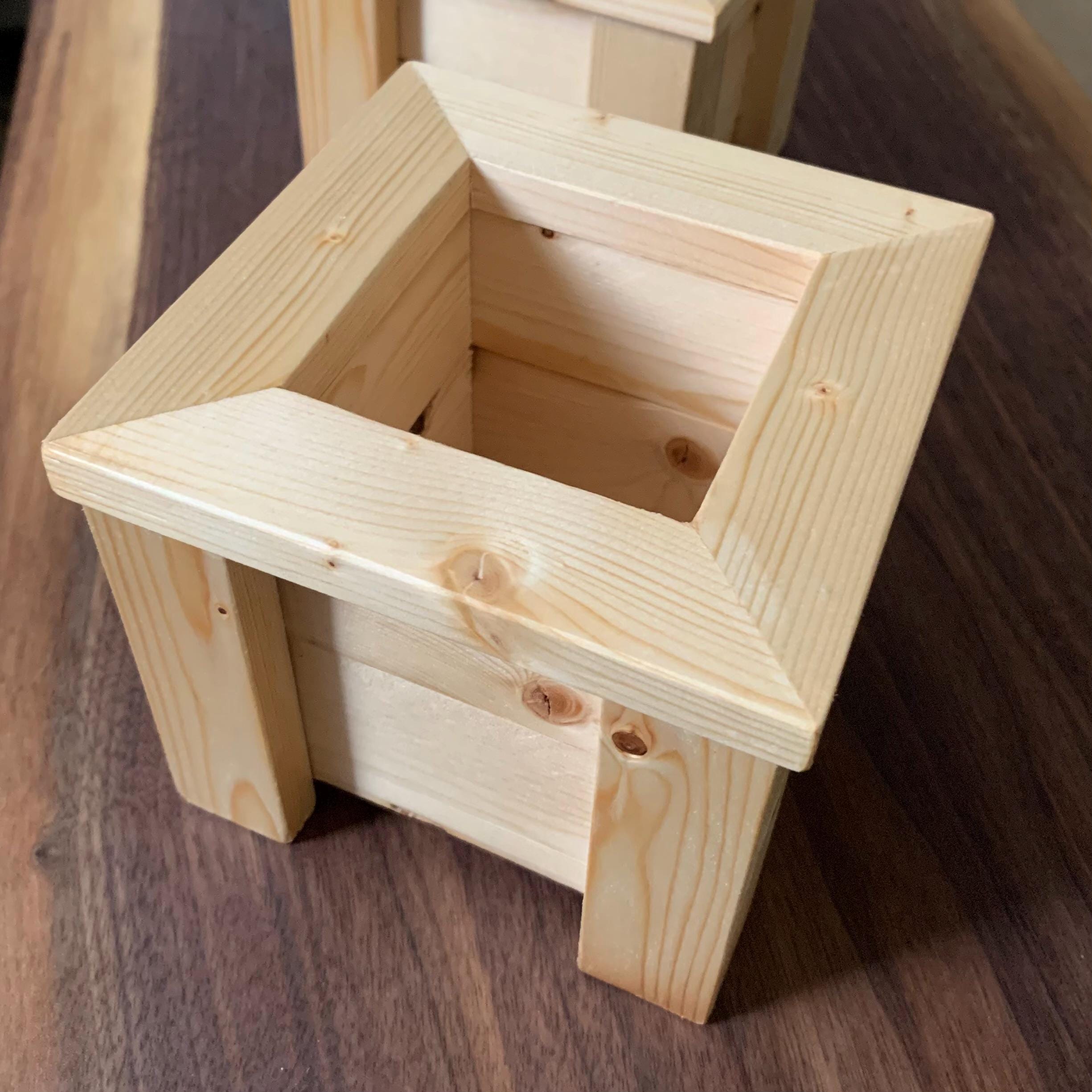 Mini Planter Box From Reclaimed Wood - Etsy Canada