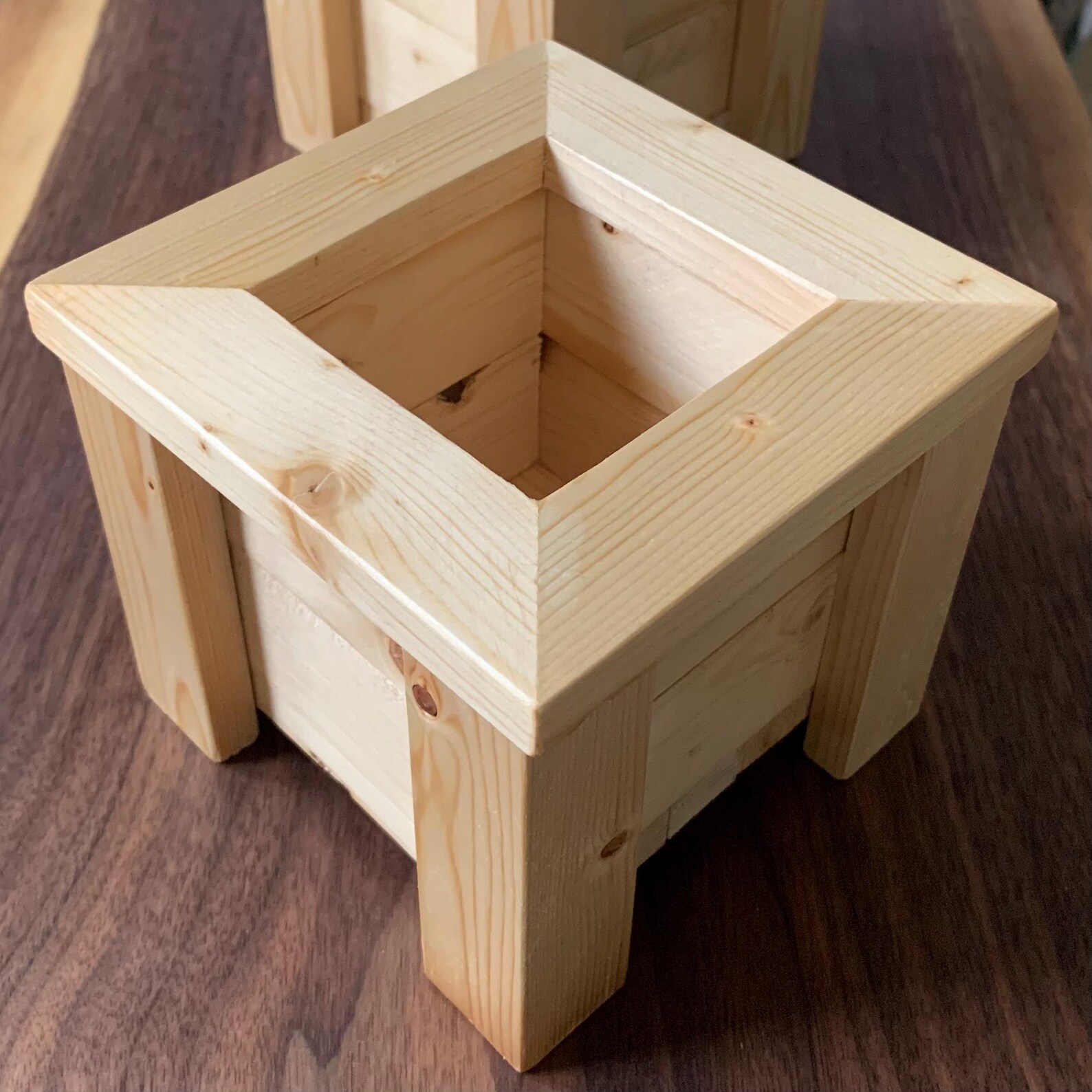 Mini Planter Box From Reclaimed Wood - Etsy Canada