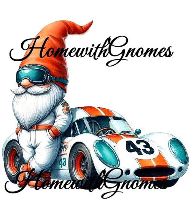 Racing Gnome Clipart Bundle – 100 Race Car Pngs (digital Download) - Etsy