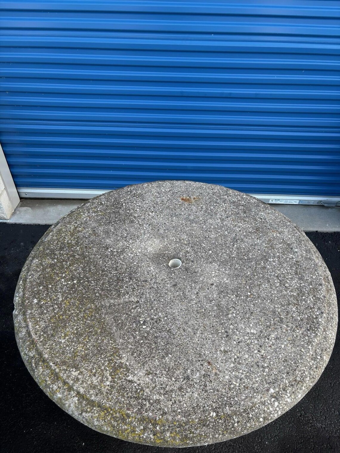 Vintage Coastal Cast Concrete Grotto Table Outdoor Garden Patio Decor ...