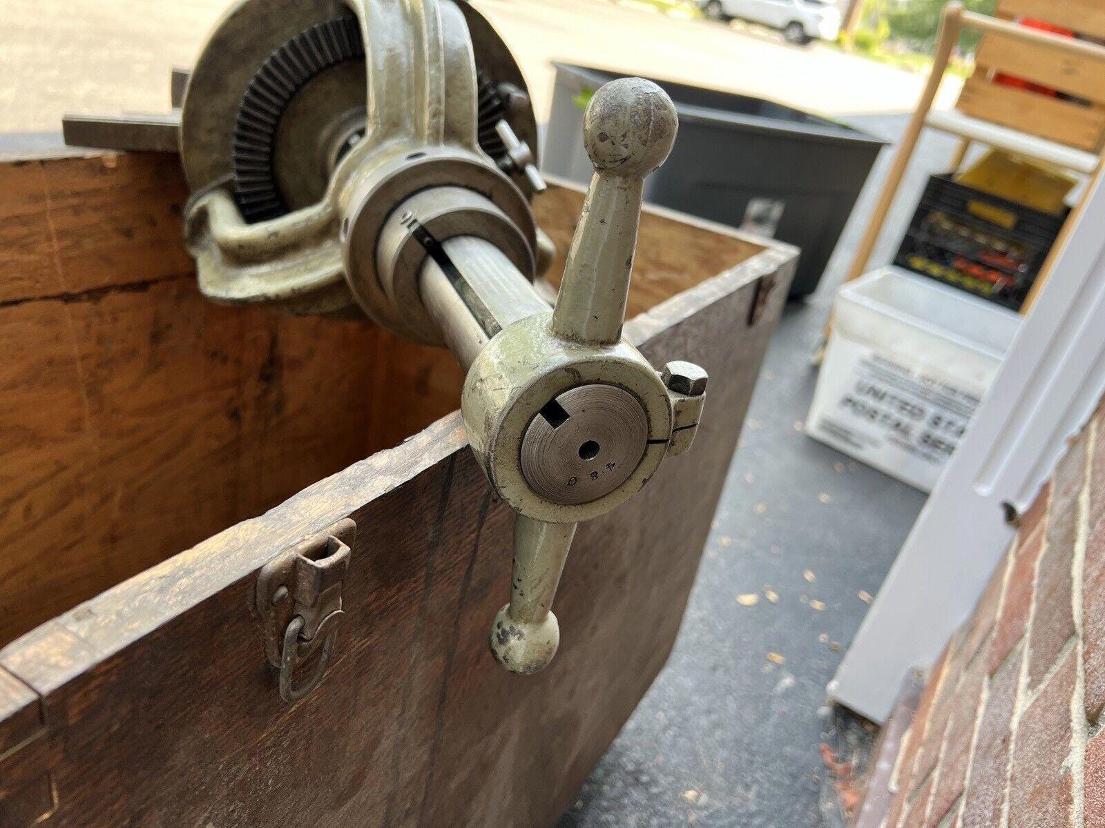 Leavitt Machine Co. Valve Reseating Lathe 10”-15.5” Huge Heavy Duty ...