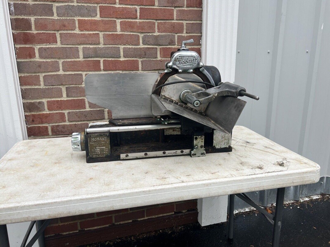 Hobart Meat Slicer 11a Vintage Survivor Est 1930s Working Heavy Duty ...