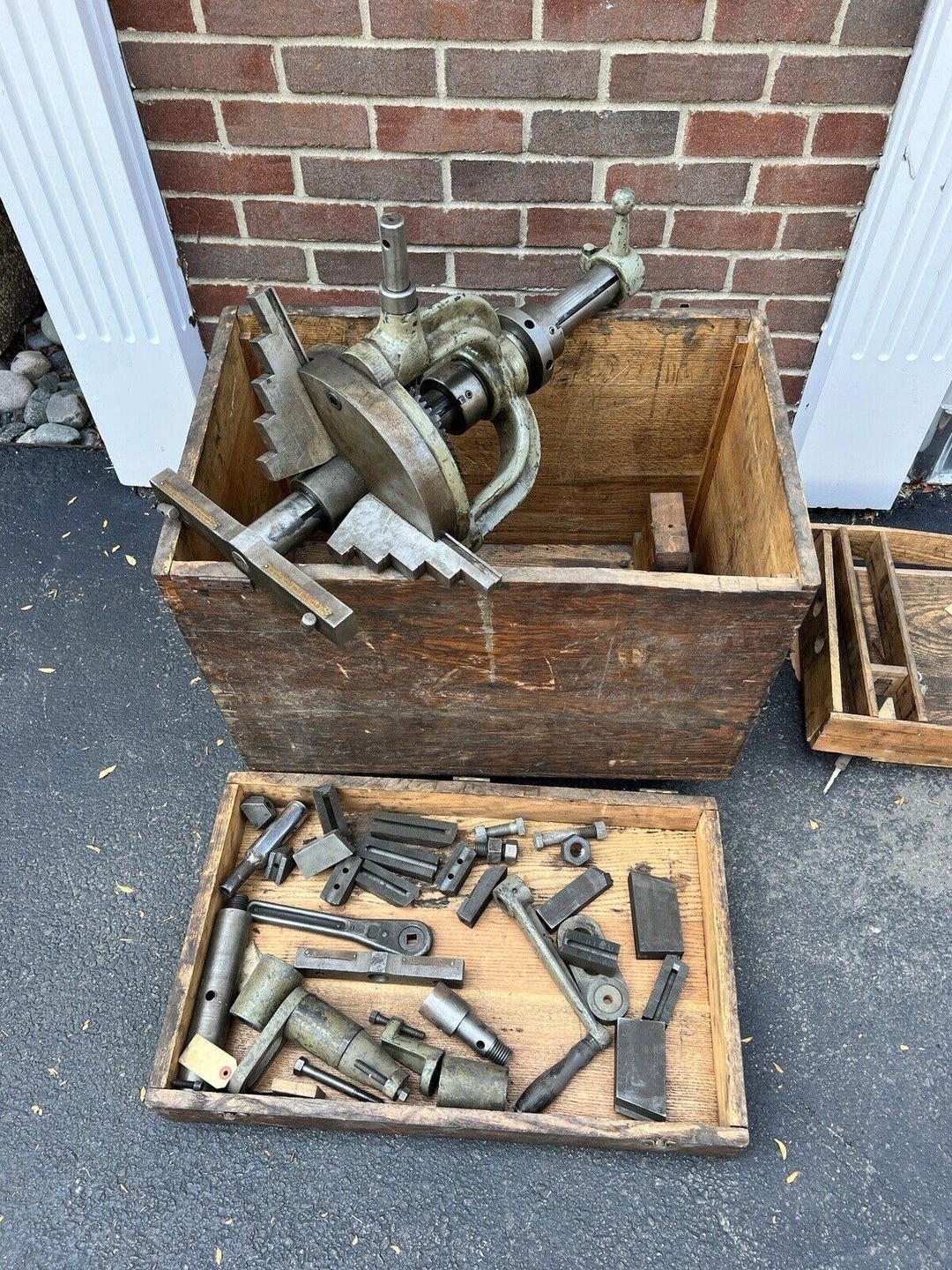 Leavitt Machine Co. Valve Reseating Lathe 10”-15.5” Huge Heavy Duty ...