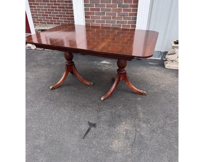 STATTON Old Towne Cherry Duncan Dining Room Table With Two Leaves - Etsy