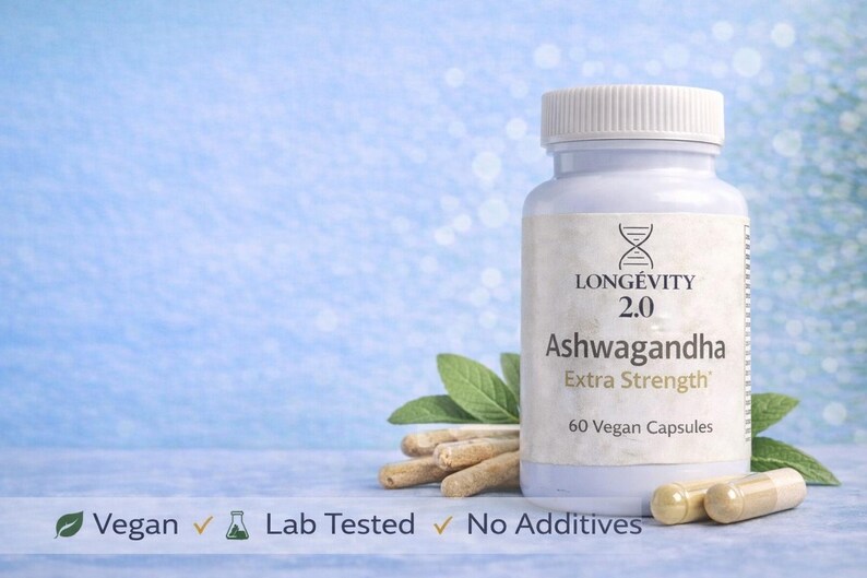 Ashwagandha Extra Strength Capsules | High Quality Root Extract | 60 ...