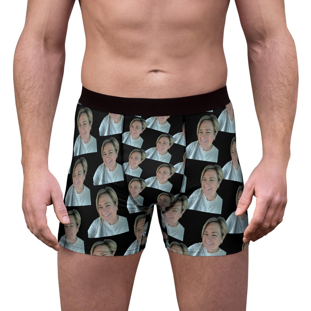 Custom Boxers, Custom Underwear, Custom Face Boxers, Gift for Him - Etsy