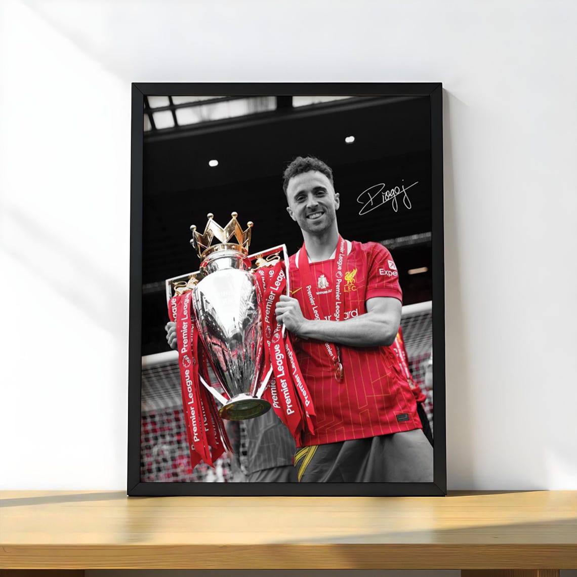 Diogo Jota Triptych Wall Art, Liverpool FC Poster Set, Football Fan ...