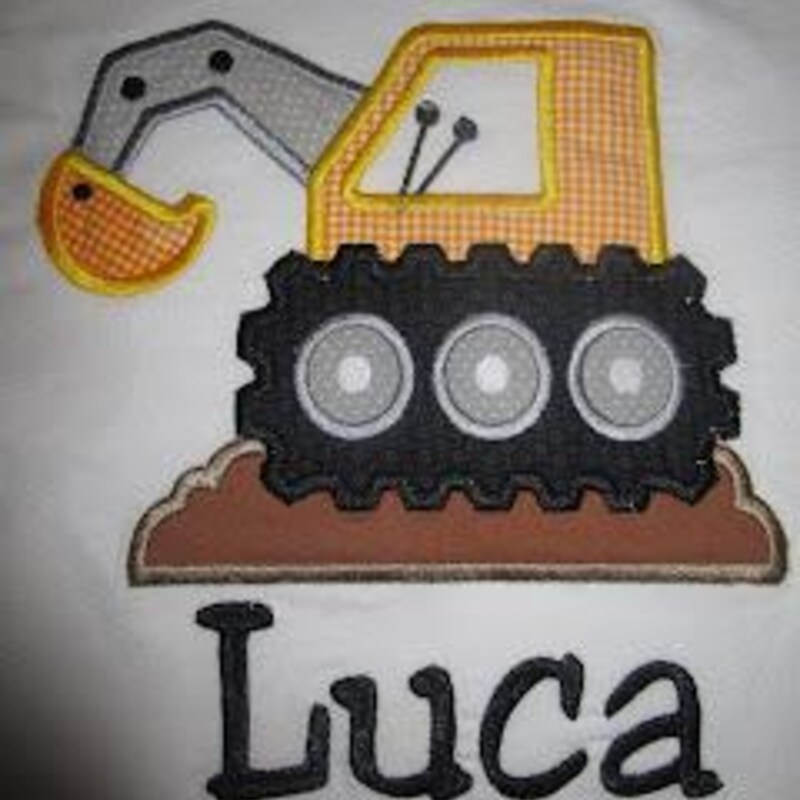 Digger Applique - Etsy