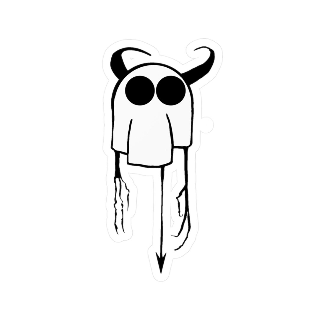 IX Ghost Sticker - Etsy