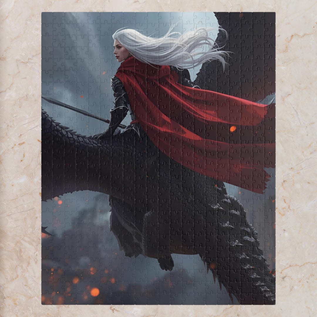 Manon Blackbeak, Abraxos Inspired Puzzle: Gift for Fantasy Lover - Etsy