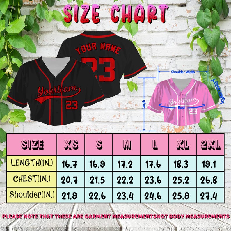 Custom Crop Baseball Jersey, Personalized Name Number Crop Tops Team ...