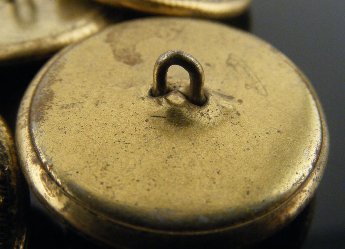 Vintage Canal De Vieux Brass Anchor Nautical Buttons Lot Of 8 Etsy