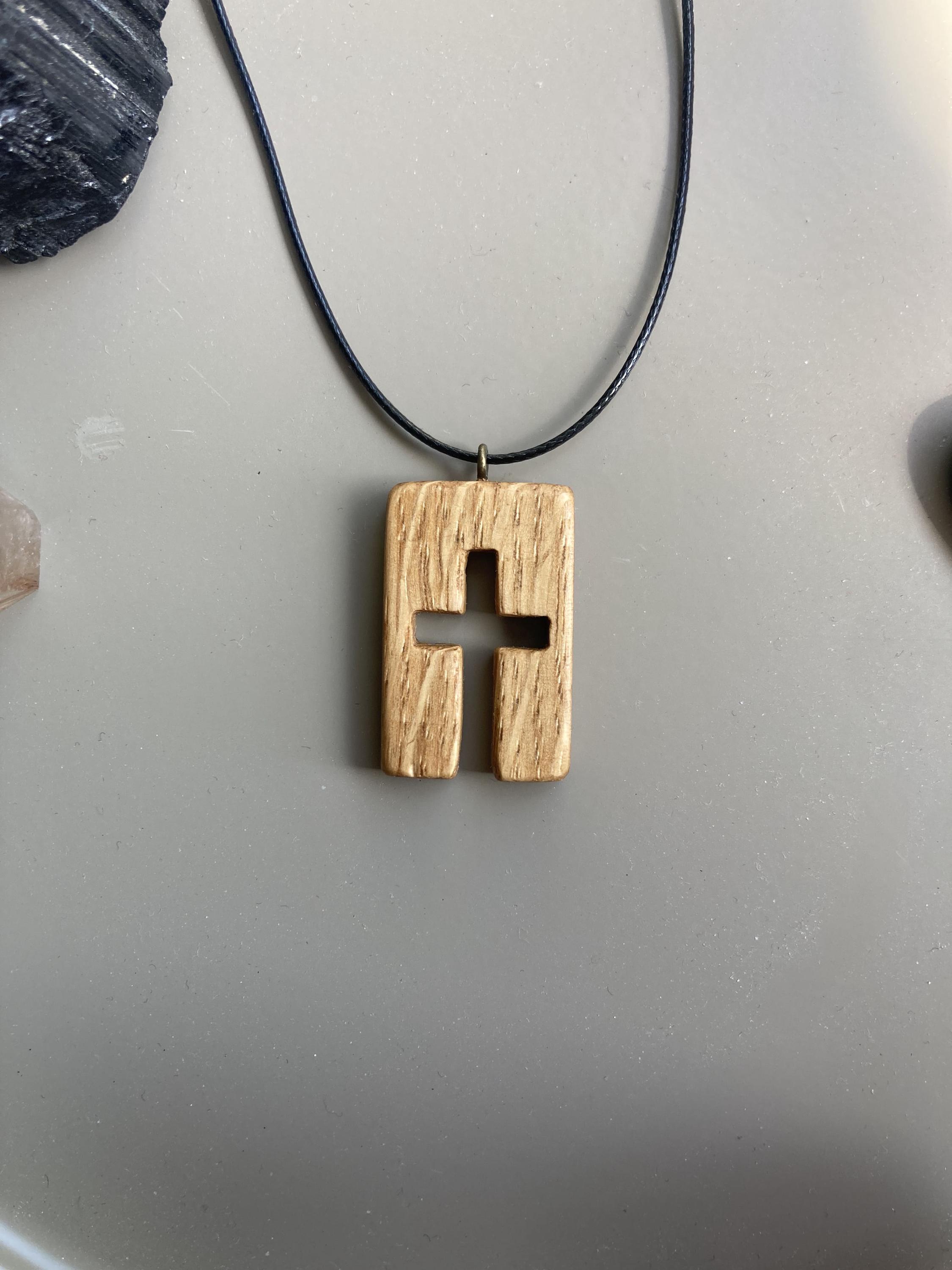 Beautiful Wooden Cross Necklace, Christian Cross Pendant, Perfect Gift ...