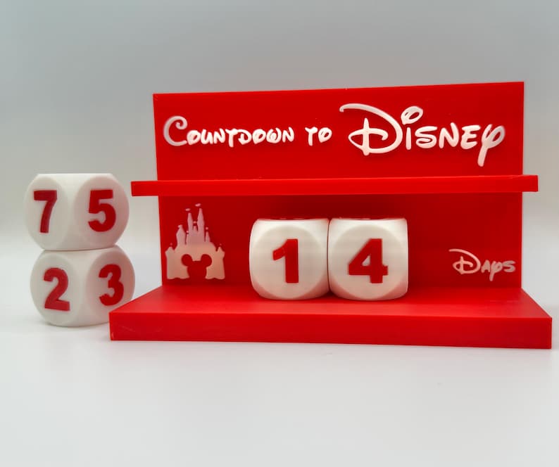 Magical Vacation Countdown | Family Trip Countdown Display | Surprise ...