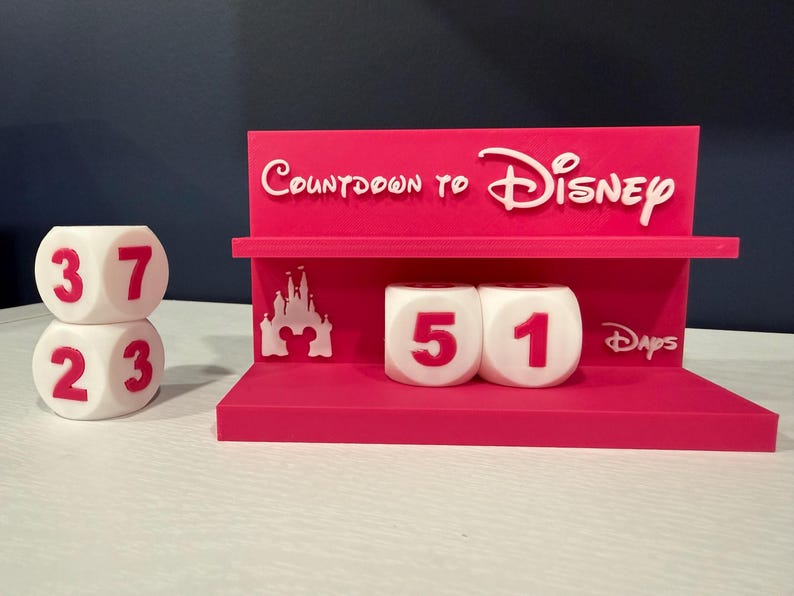 Magical Vacation Countdown | Family Trip Countdown Display | Surprise ...