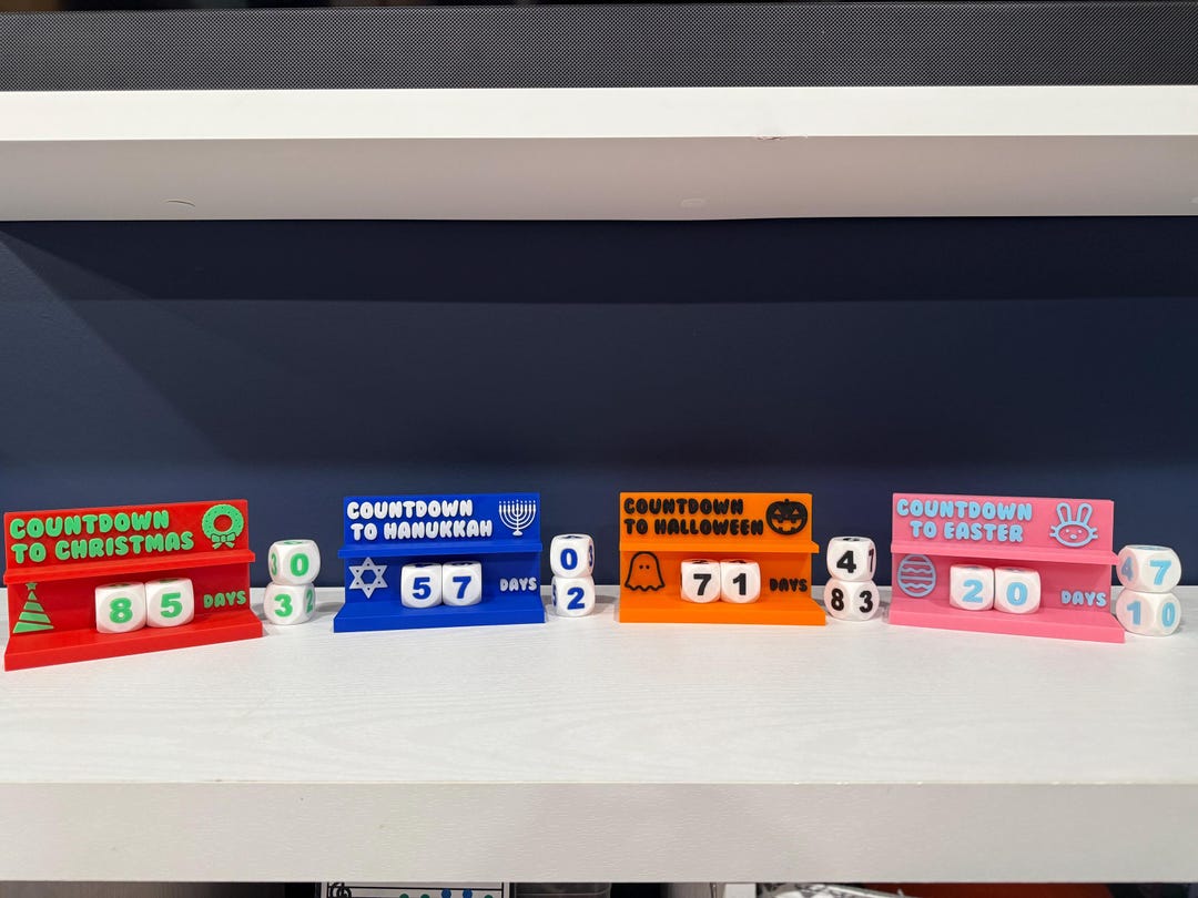 Holiday Countdown Block – Christmas, Hanukkah, Halloween & Easter ...