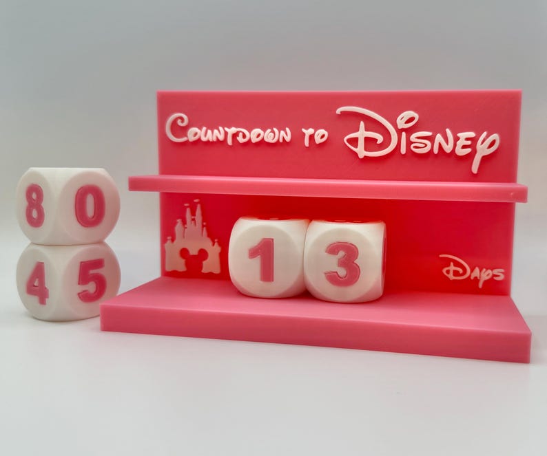 Magical Vacation Countdown | Family Trip Countdown Display | Surprise ...