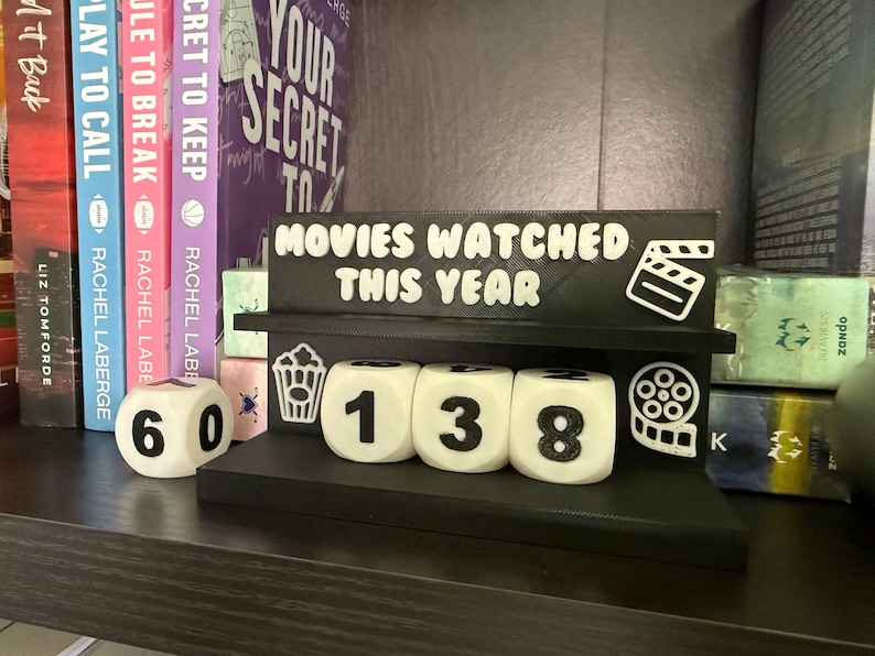 Movie Tracker Block Set – Fun Home Decor for Film Buffs - Etsy