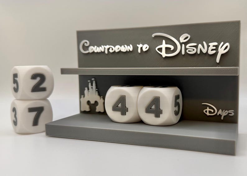 Magical Vacation Countdown | Family Trip Countdown Display | Surprise ...