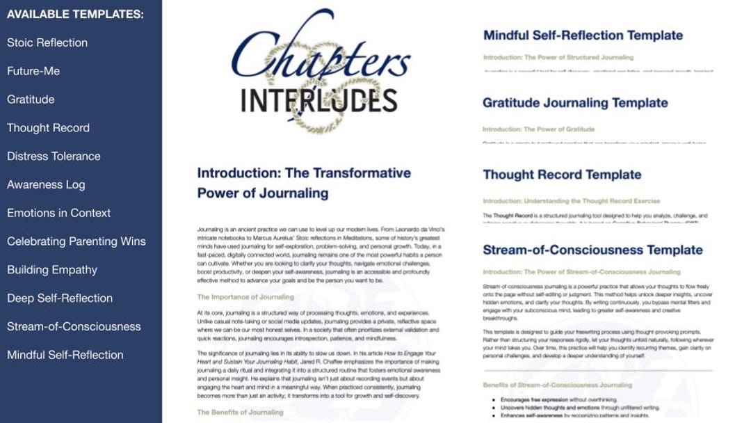 Mindful Self Reflection Journal Template - Transform Your Life With ...