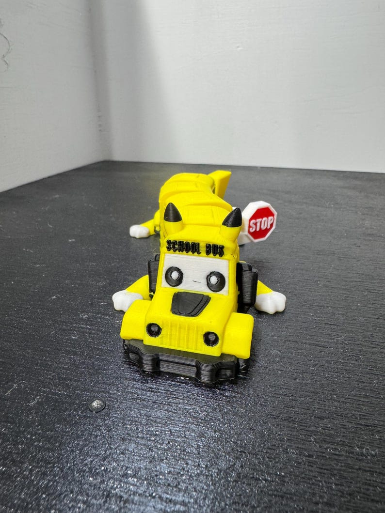 School Bus Dragon Equip With Stop Sign - Etsy