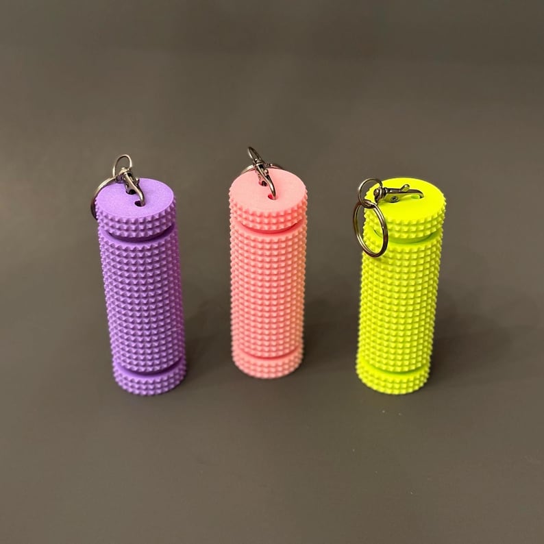 Pokey Spikey Fidget Clicker: Mechanical Keyboard Keychain - Stress ...