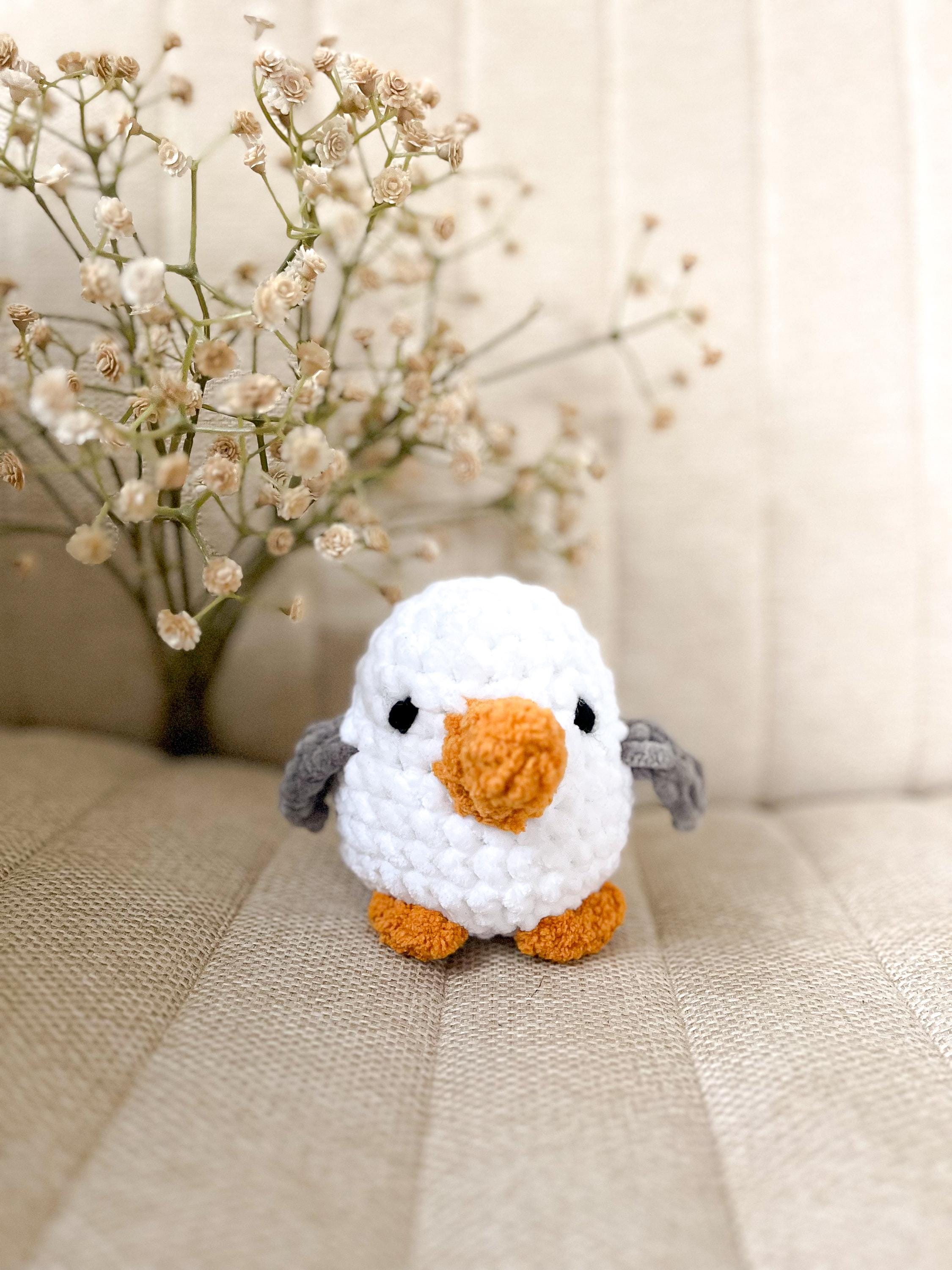 Mini Chubby Seagull | Crochet Amigurumi Seagull | Mini Seagull Stuffy ...