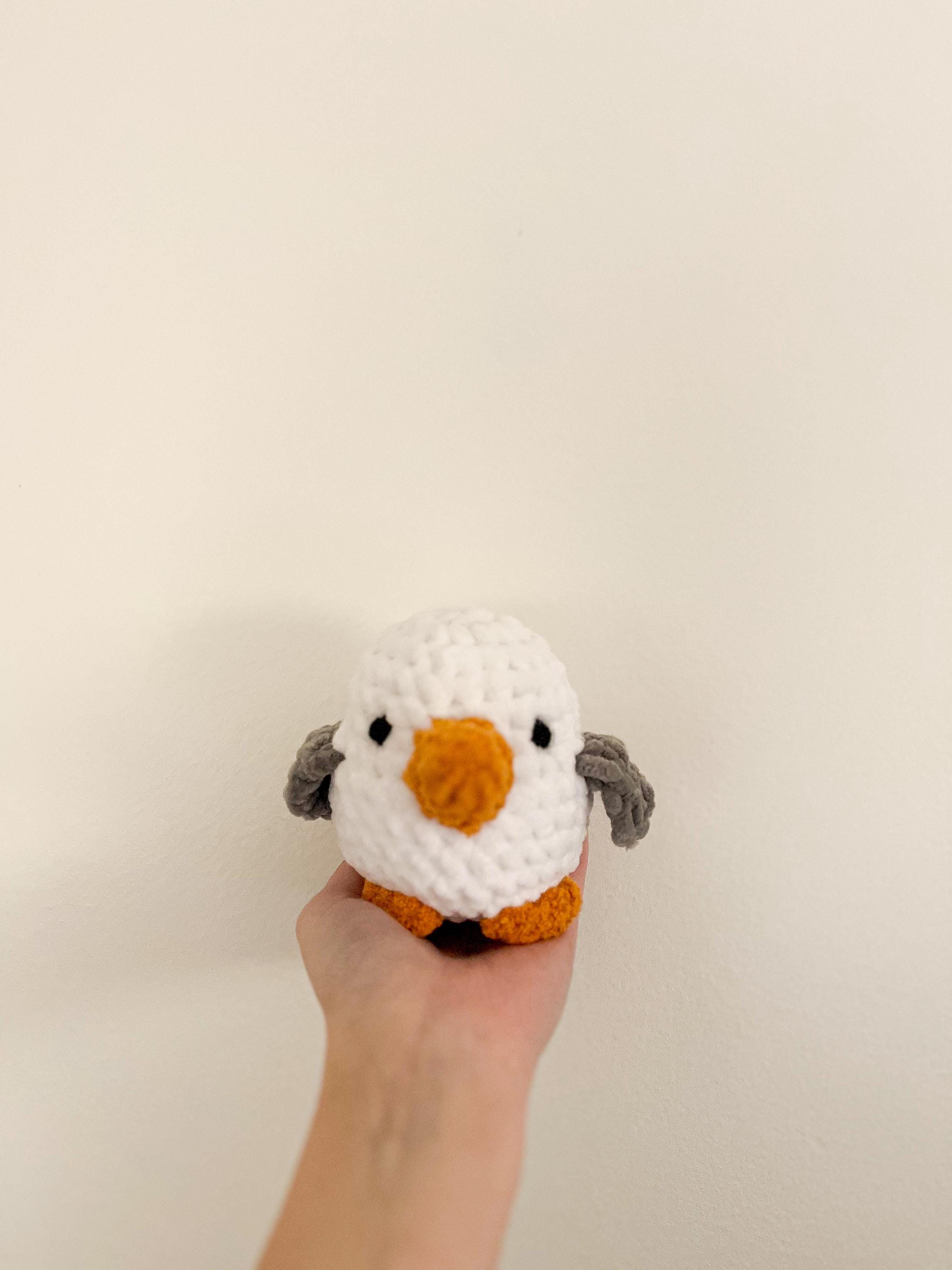 Mini Chubby Seagull | Crochet Amigurumi Seagull | Mini Seagull Stuffy ...
