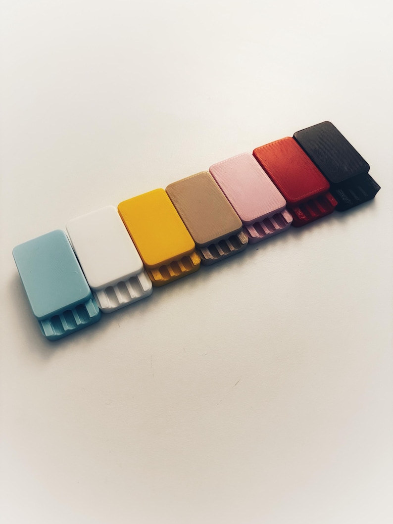 3D Printed Cable Organizer – Minimalist Nightstand Cord Holder - 3 Slot ...