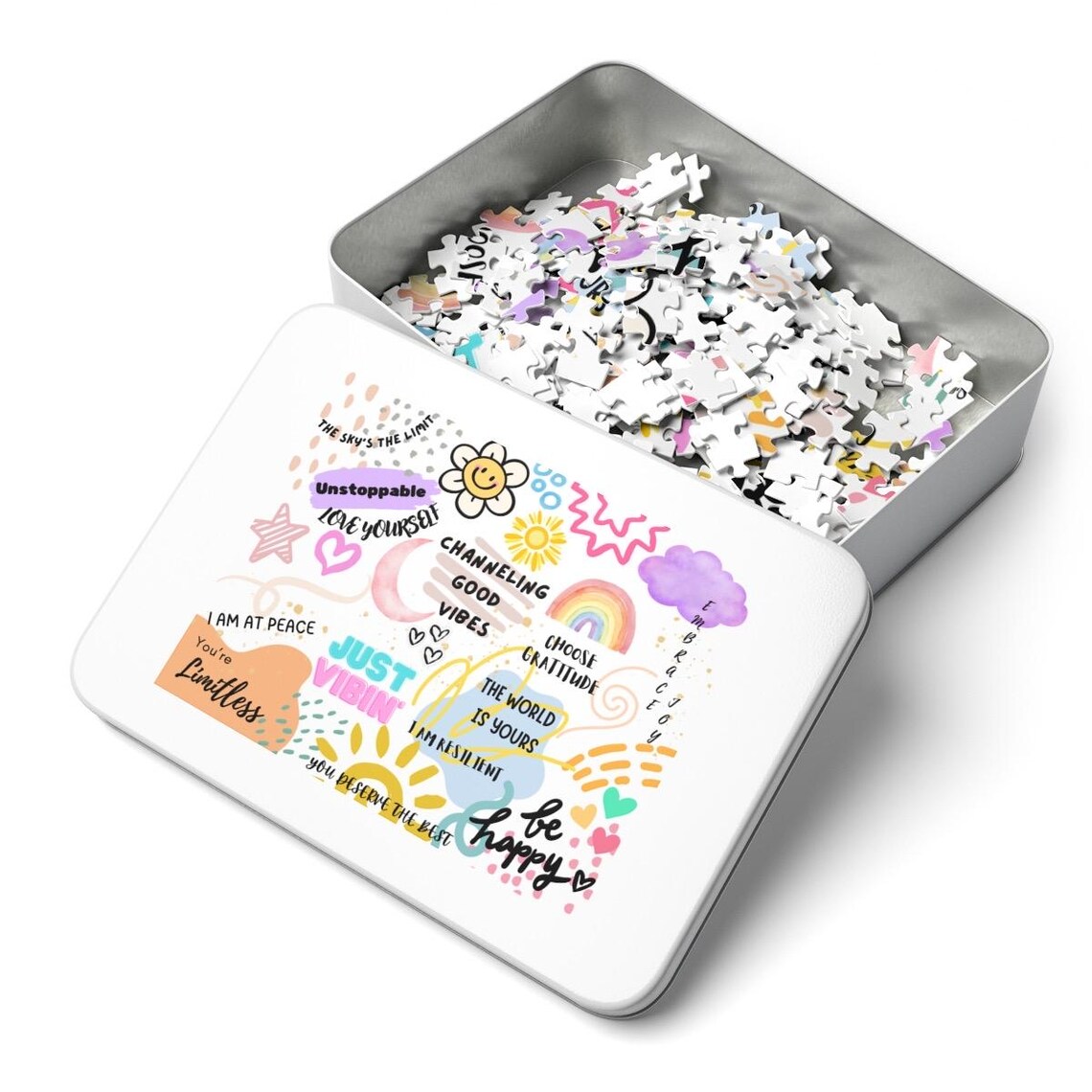 Affirmation Puzzle, Positive Quote, Motivational Learning Activity ...