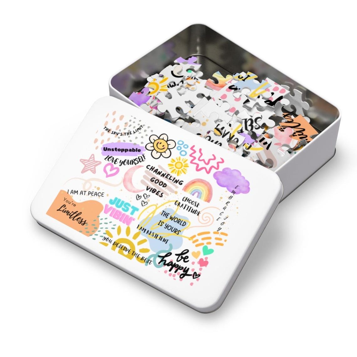 Affirmation Puzzle, Positive Quote, Motivational Learning Activity ...