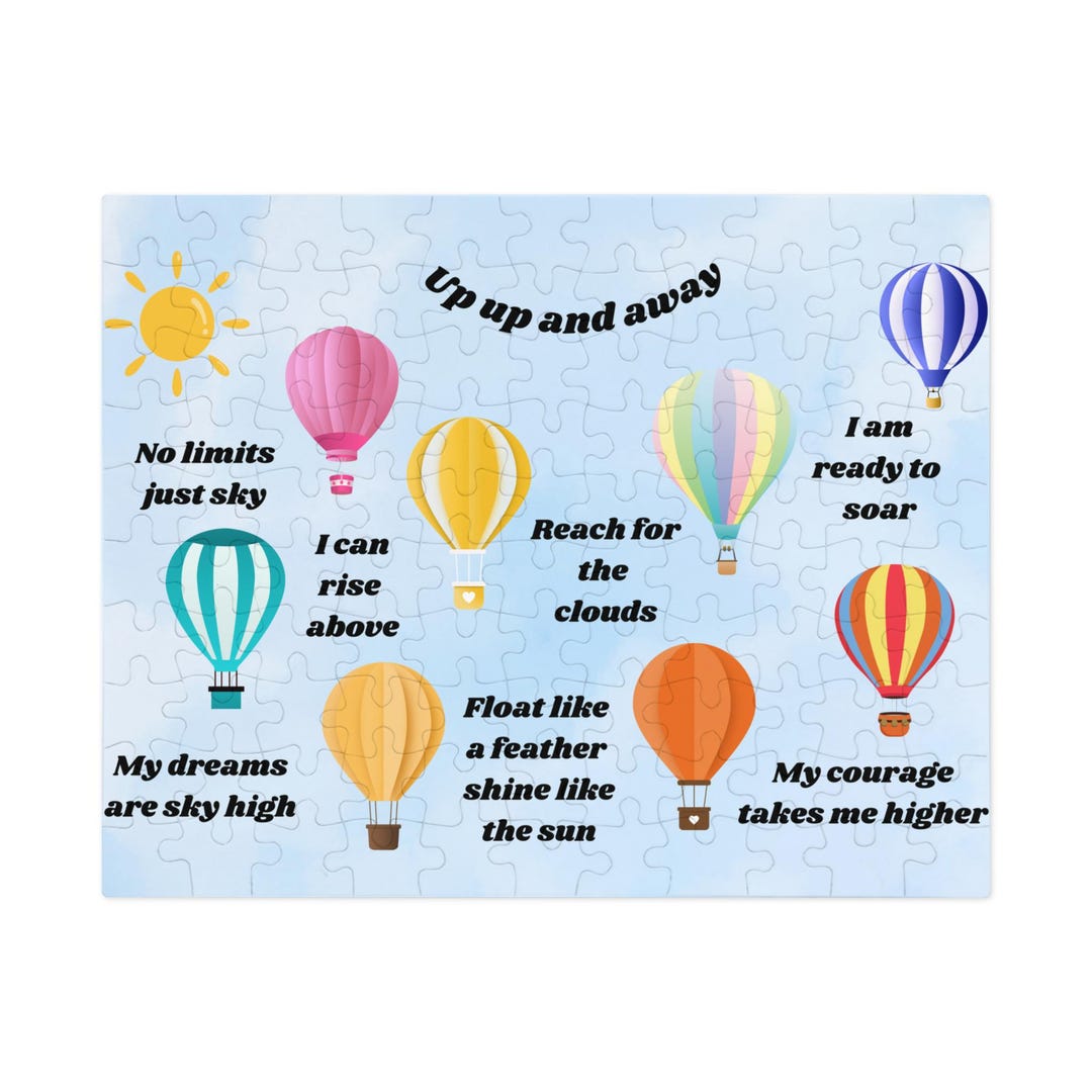 Parachute Puzzle for Kids, Bright & Colorful, Fun Educational Activity ...