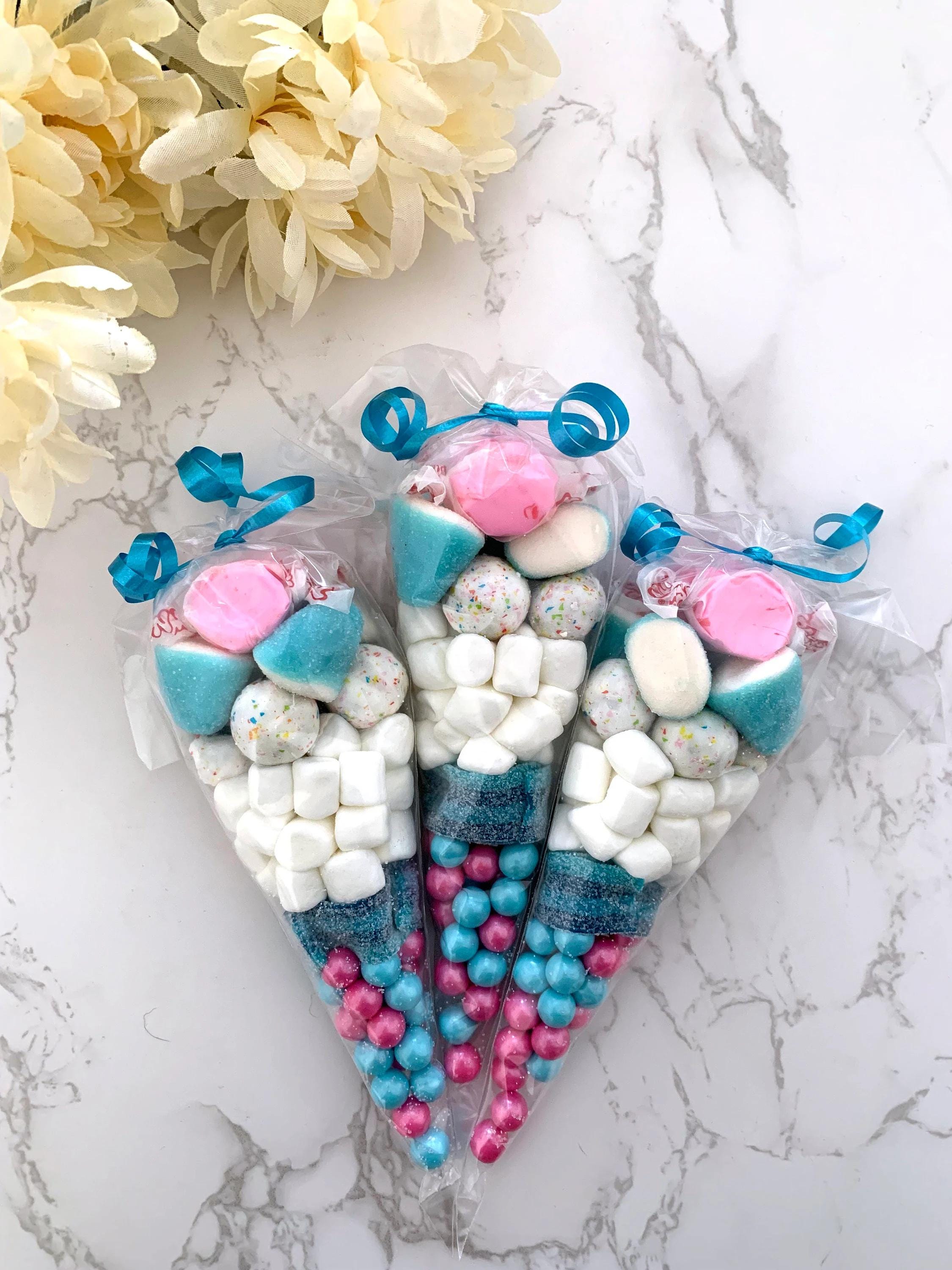 Set of 5 Dinosaur Theme Candy Cones, Custom Labeled Party Favors, Dino ...