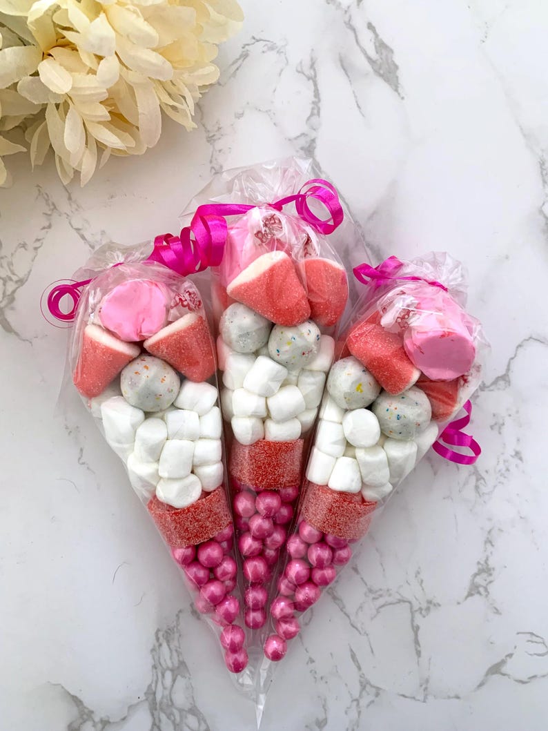 Set of 5 Candy Favors, Personalized Label Sticker, Choose Your Theme ...