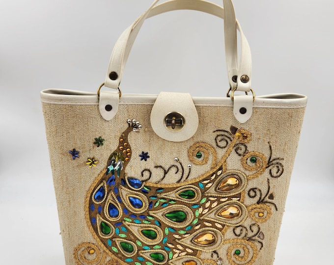 Vintage 1960's Jeweled - Sequined and Scattered Rhinestones Ladies ...