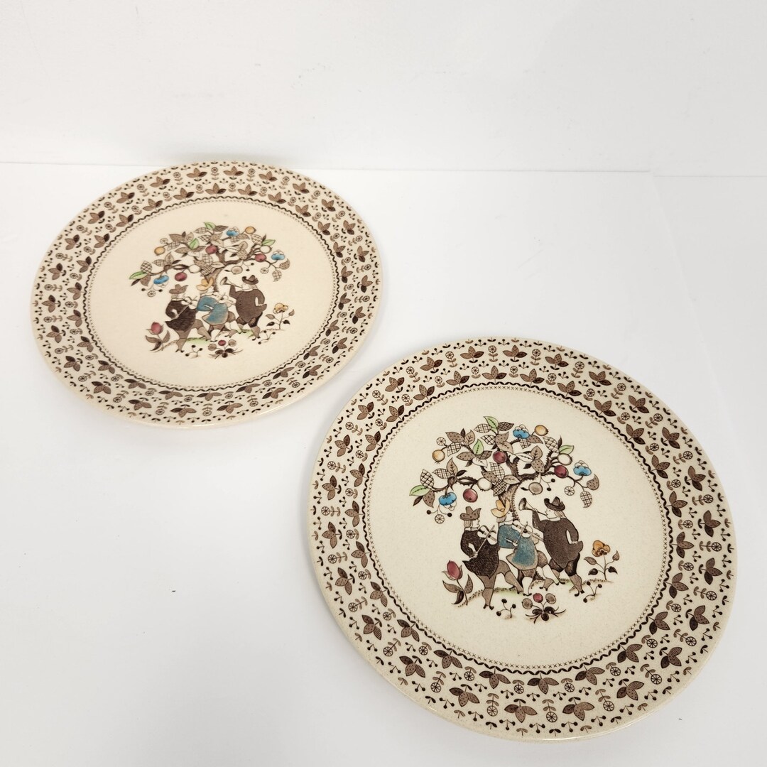 Vintage 1970's Johnson Brothers Stoke-on-trent Sugar and Spice Dinner ...