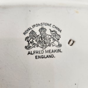 Vintage Late 1800's Alfred Meakin Ironstone Tea Leaf Rectangular ...