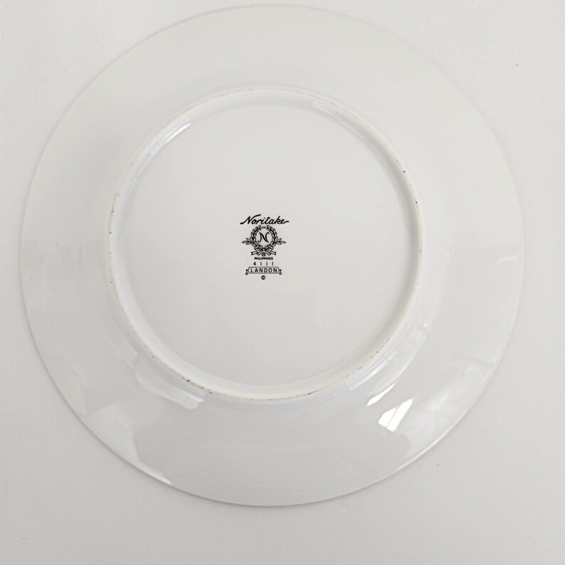 Vintage 1970's 80's Noritake Landon 4111 8 1/4 Inch Dessert Plates Set ...