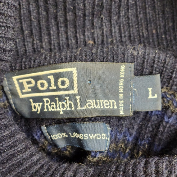 Vintage 1980's Polo Ralph Lauren 100% Lambswool Large… - Gem Vintage 1980's Polo Ralph Lauren 100% Lambswool Large… - Gem