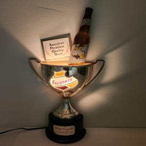 Vintage 1960's Falstaff Brewing Corporation Electric Beer Wall or Shelf ...